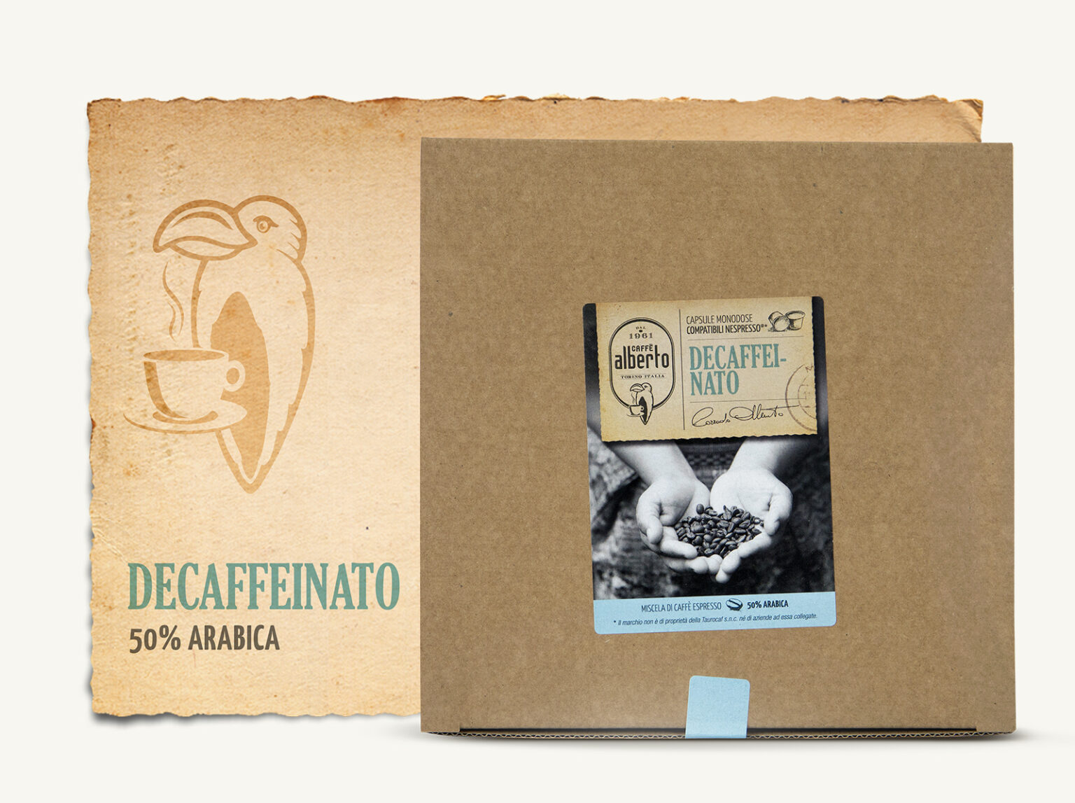 Caffè Decaffeinato capsule compatibili Nespresso 25pz – Caffè Alberto